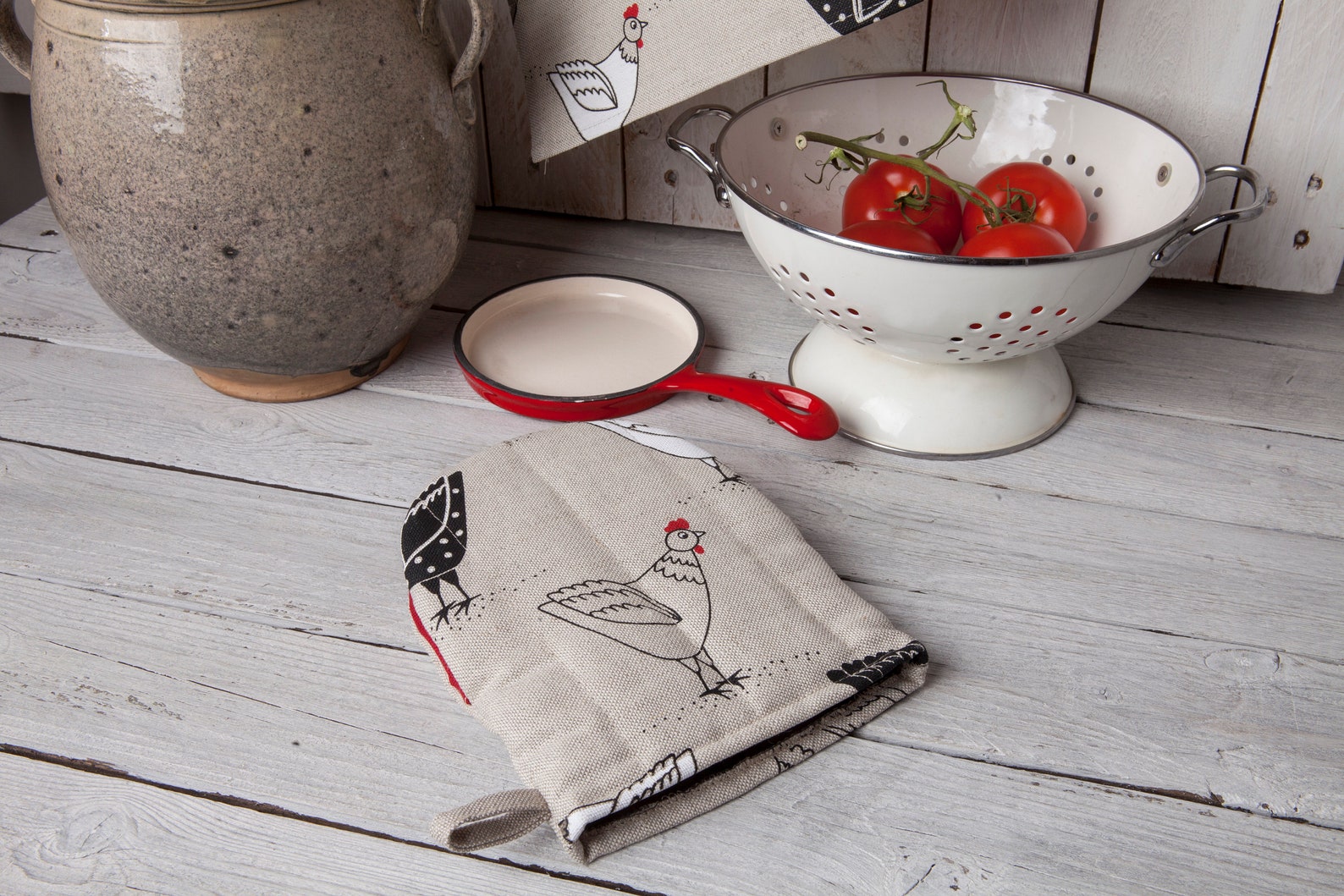 Linen/cotton Kitchen Towels, Chicken Tea Towels, Farm House Kitchen - Etsy