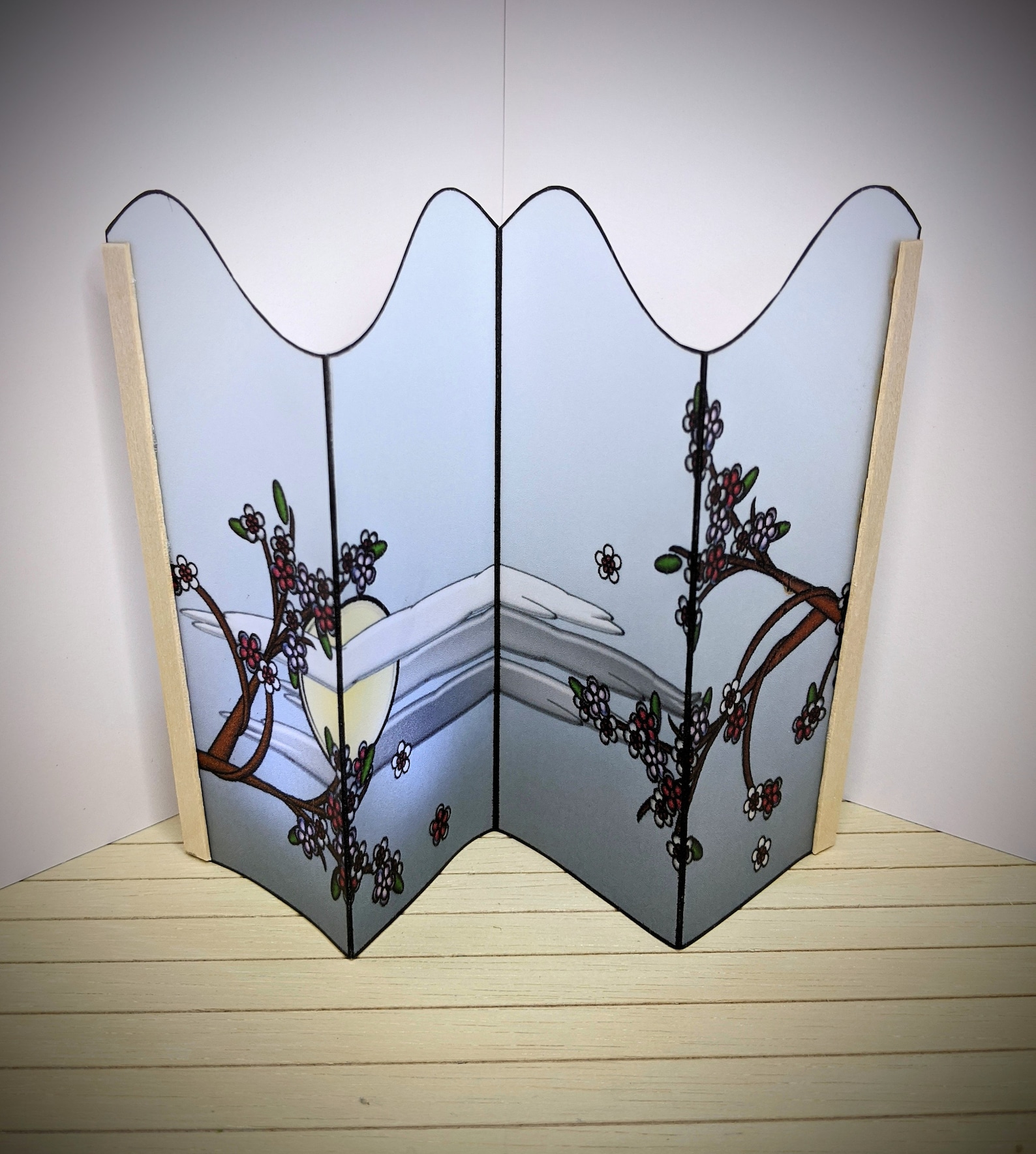 One Inch Scale Miniature Screen Dollhouse Decor Printable | Etsy