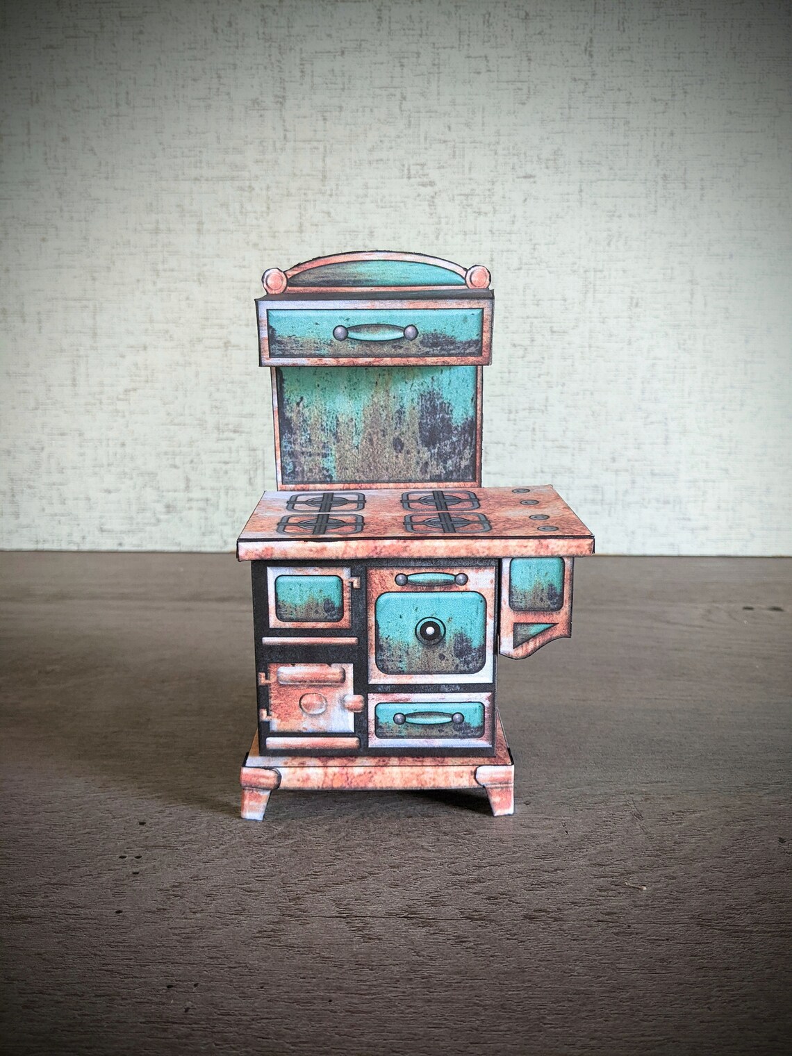 One Inch Scale Miniature Stove Haunted House Mini Printable - Etsy