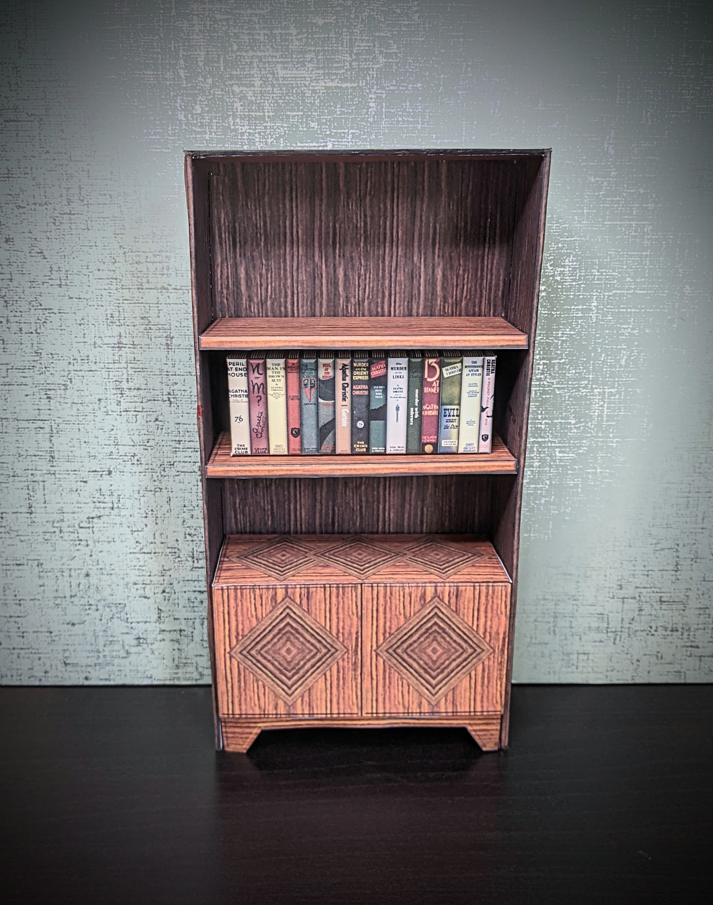1:6 Scale Mid Century Modern Mini Bookcase Dollhouse - Etsy