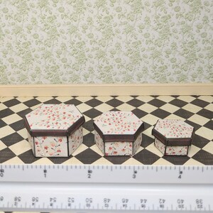 1:12 Scale, Mini Hat Box Set, Dollhouse Decor, Printable Mini ...
