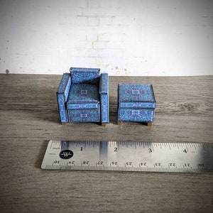 1 24 Scale Mini Sofa, Printable Paper Craft, Digital Files, Modern ...