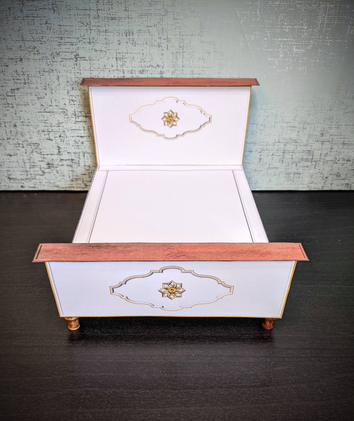 One inch scale miniature bedroom dollhouse furniture | Etsy