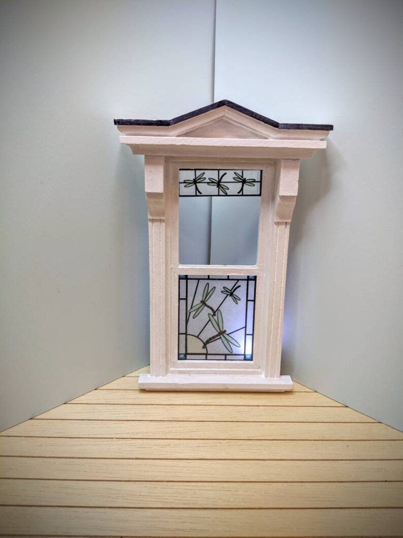 One Inch Scale Miniature Window Dollhouse Decor Printable | Etsy