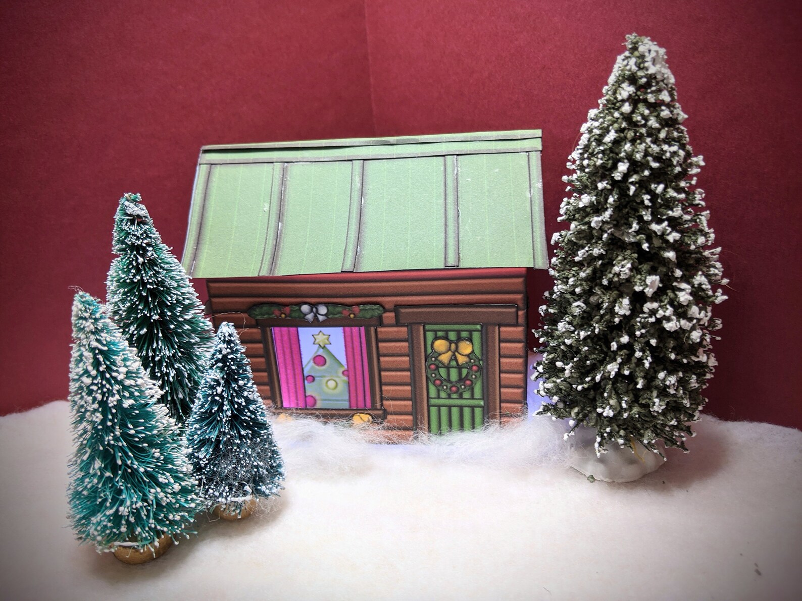 Christmas Village Kit Printable Houses Christmas Display - Etsy
