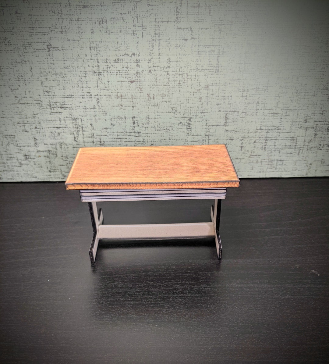 1:12 Scale, Miniature Kit, Mini Desk, Dollhouse Furniture, Downloadable ...