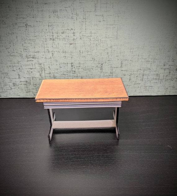 One Inch Scale Miniature Kit Mini Desk Dollhouse Furniture - Etsy