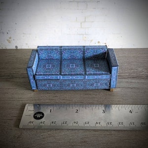 1 24 Scale Mini Sofa, Printable Paper Craft, Digital Files, Modern ...