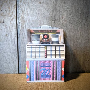 Dollhouse Retro Jukebox Printable Paper Kit, 1:12 Scale (digital ...