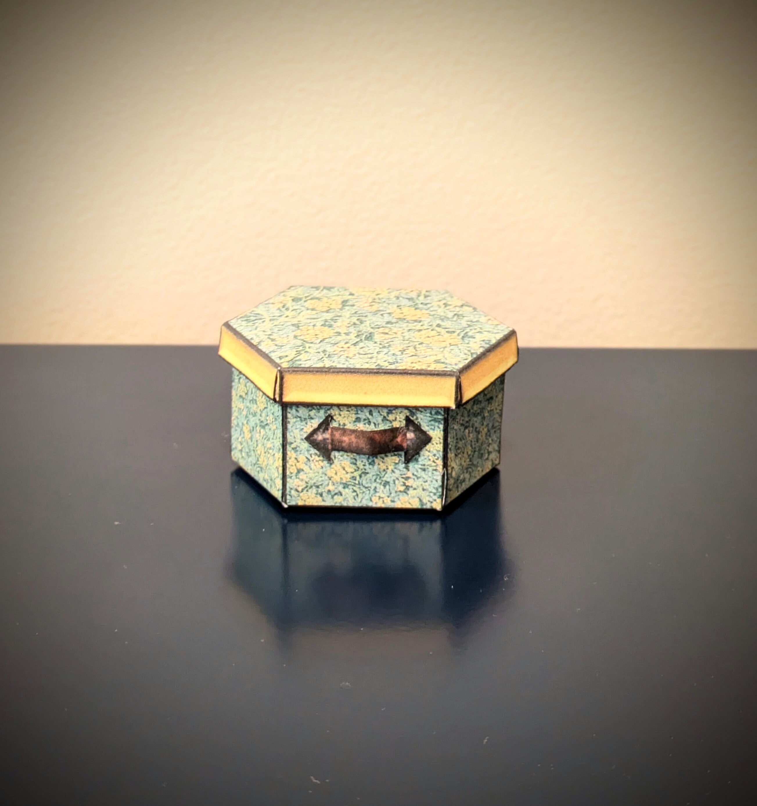 1:12 Scale, Mini Hat Box Set, Dollhouse Decor, Printable Mini ...