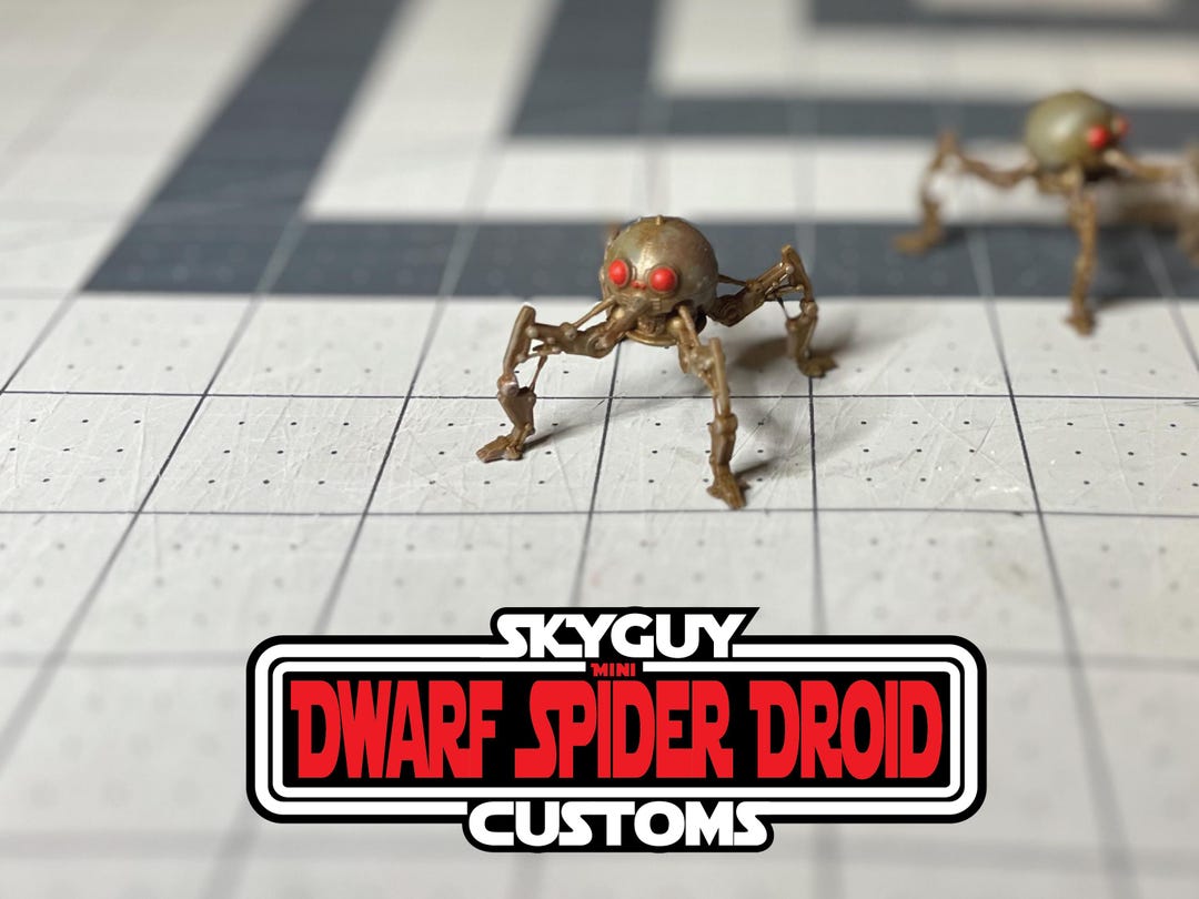 Dwarf Spider Droid | Mini Action Figure | Star Wars Inspired ...