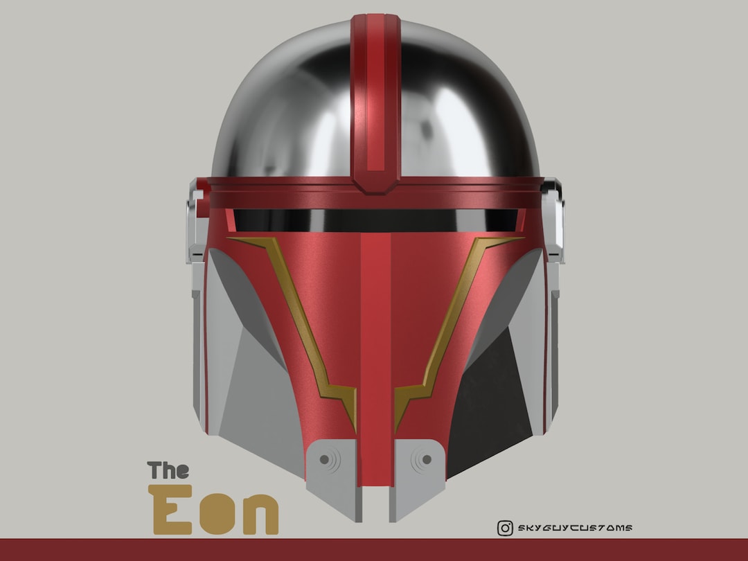 The Eon | Custom Mandalorian Helmet | 3D Printable STL File - Etsy