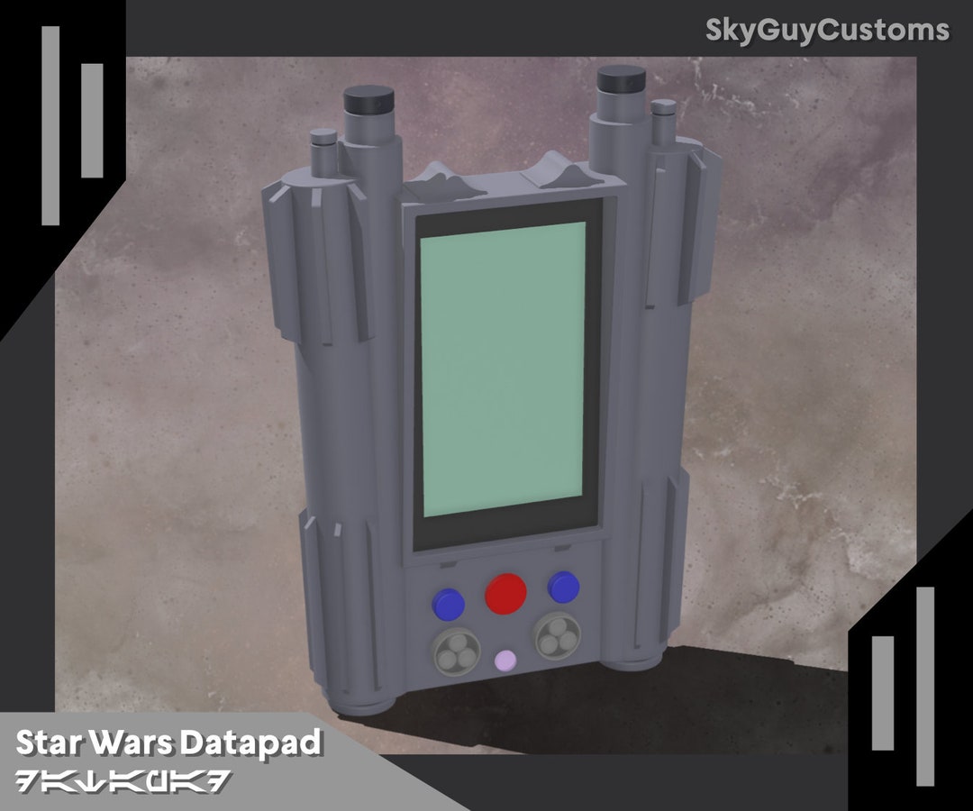 Star Wars Datapad 3D Print File - Etsy