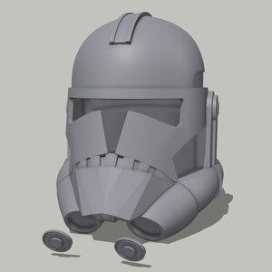 Phase 2 Clone Trooper | TCW Animated Helmet | 3D Printable STL File - Etsy