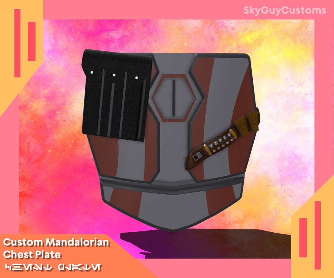 Mandalorian Chest Plate 3D Print File - Etsy