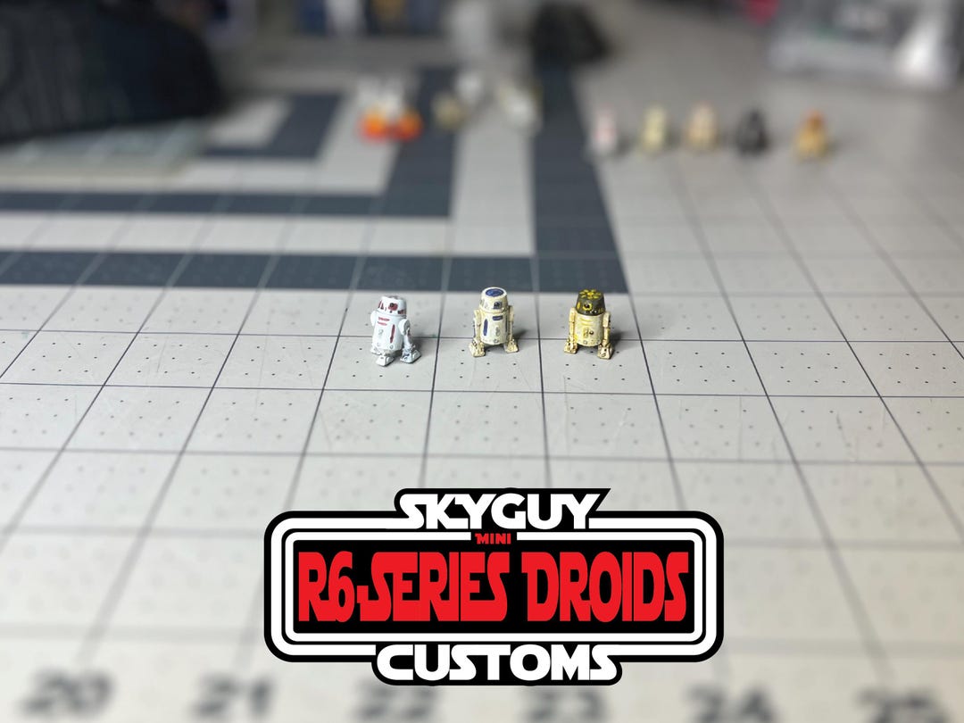 R6-series Astromech Droid | Mini Action Figure | Star Wars Inspired ...