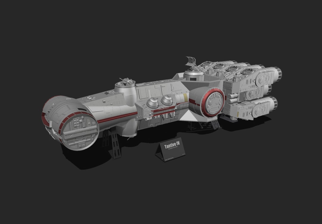 Blockade Runner Model 3D Print File Star Wars Inspired Collectible ...