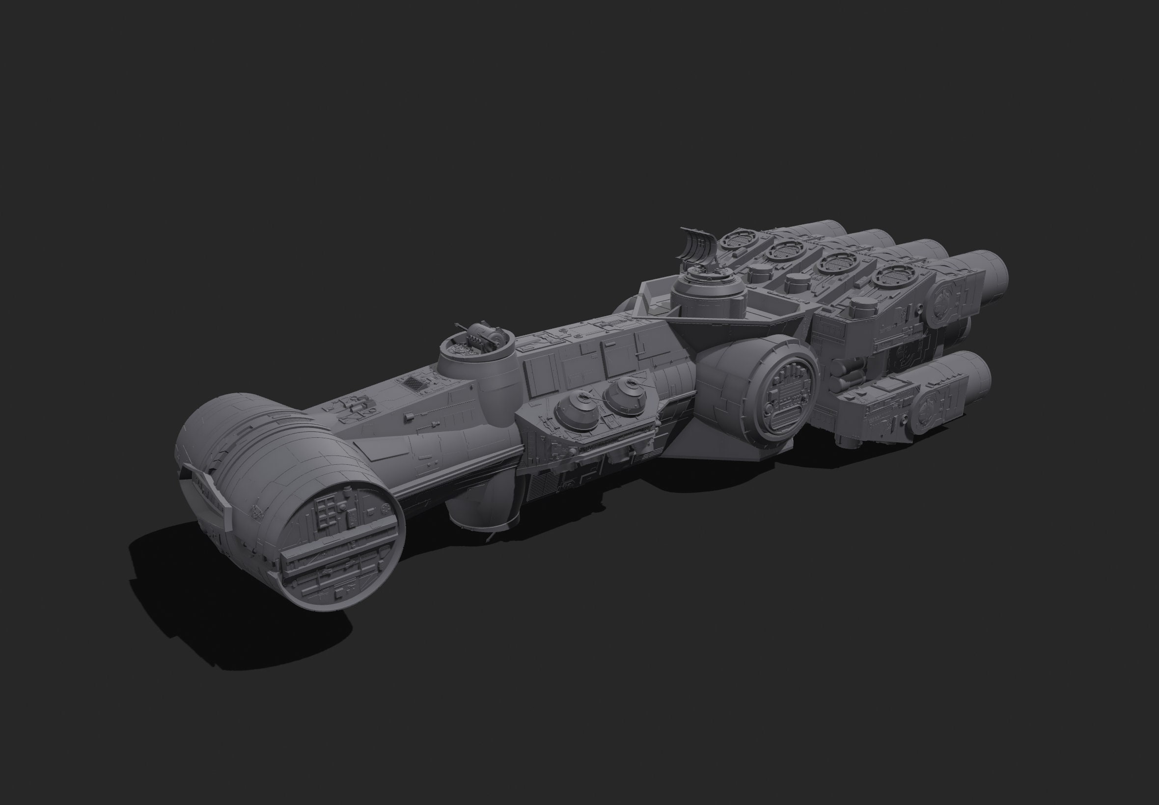 Blockade Runner Model | 3D Print File | Star Wars Inspired Collectible ...