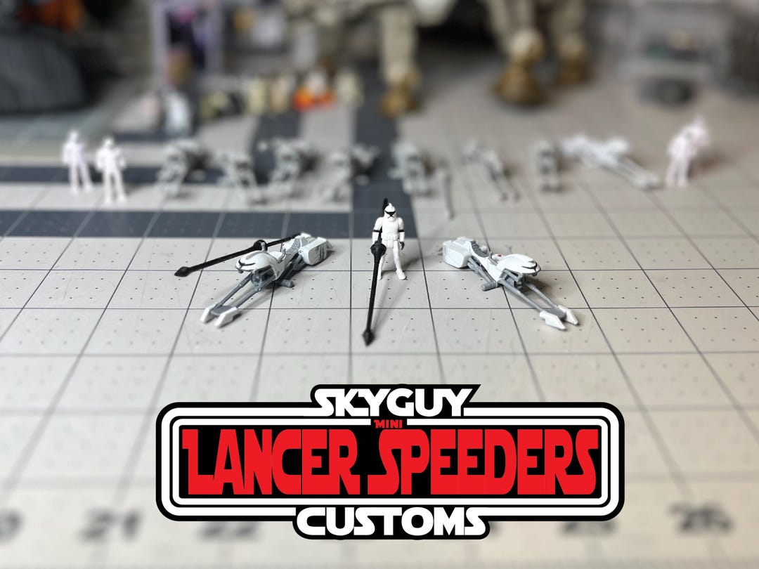 Lancer Speeders | Mini Action Figure | Star Wars Inspired Collectible ...