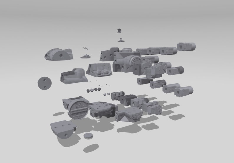 Blockade Runner Model | 3D Print File | Star Wars Inspired Collectible ...