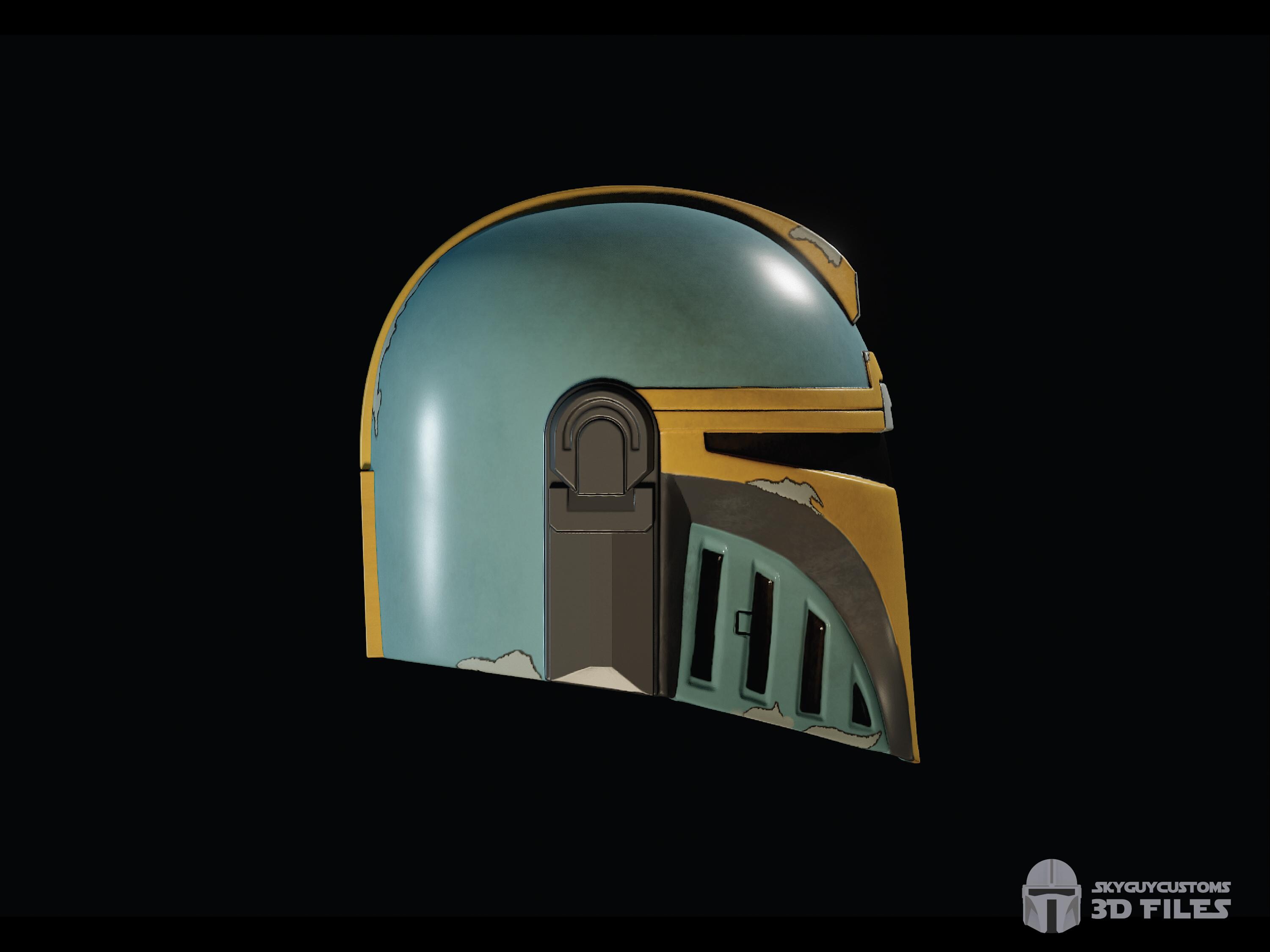 Aran Tal Helmet | Digital File | Custom Mandalorian Helmet | Star Wars ...