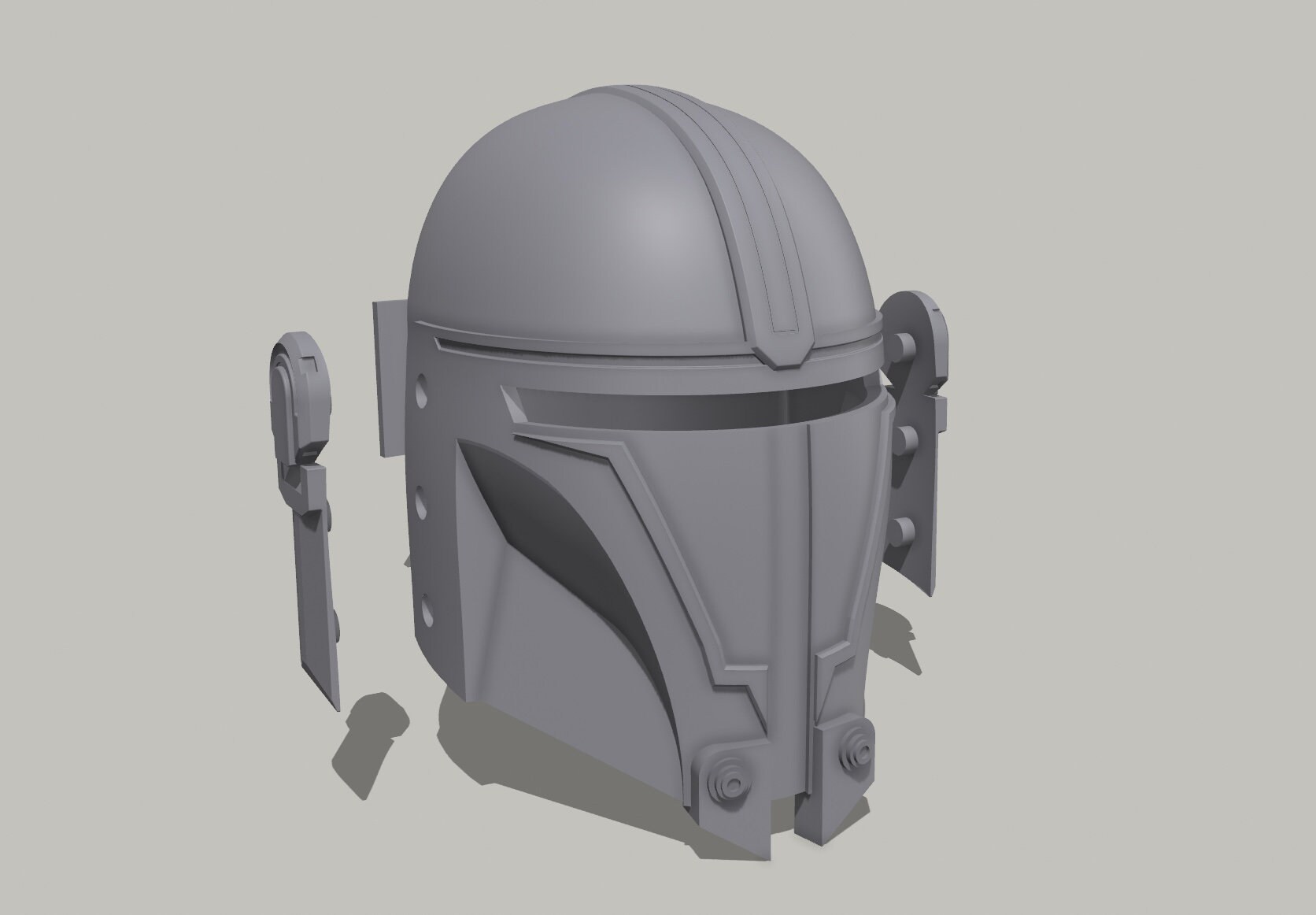 The Eon | Custom Mandalorian Helmet | 3D Printable STL File - Etsy