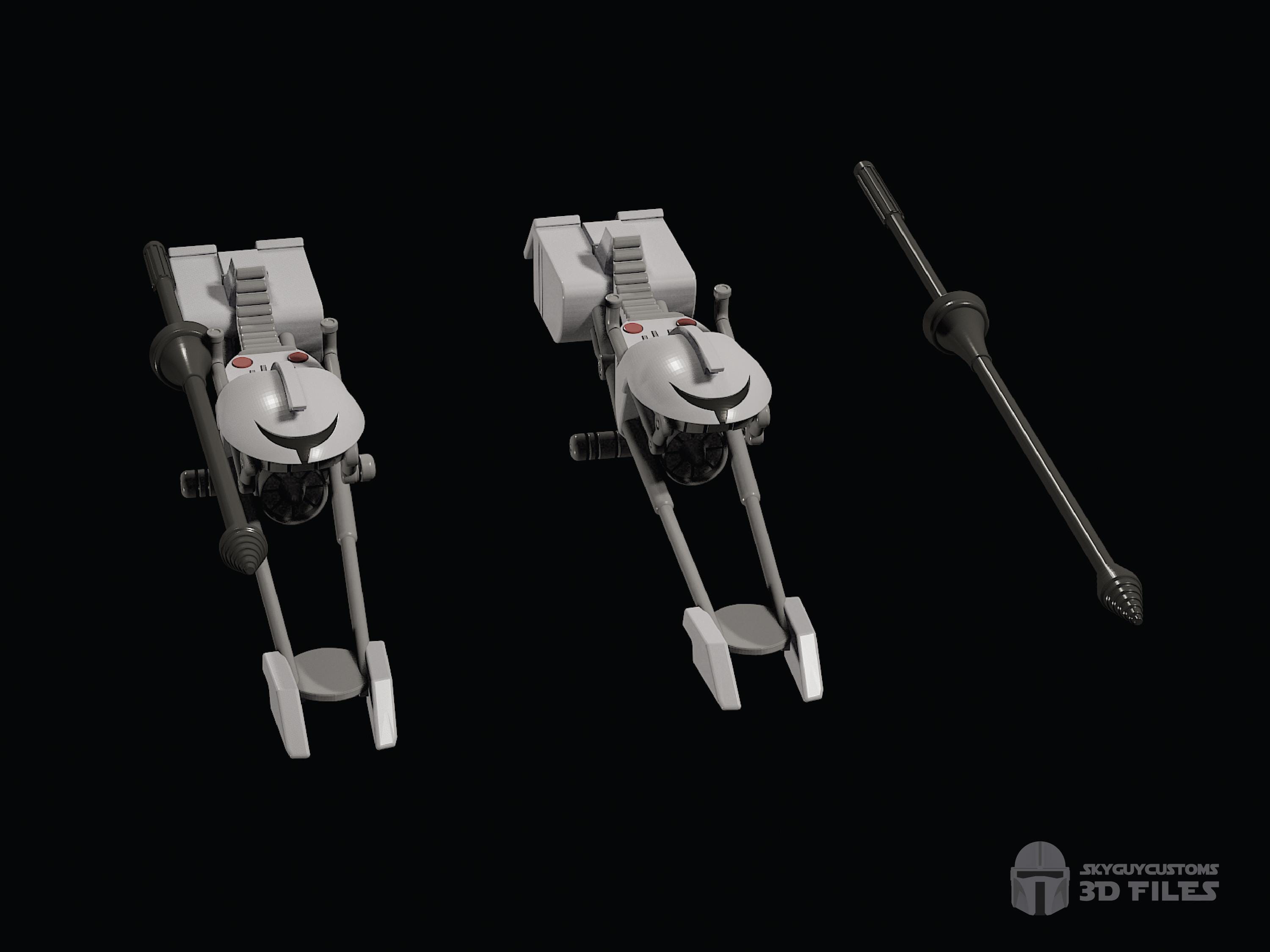 Mini Lancer Speeder | 3D Print File | Star Wars Inspired Collectible ...
