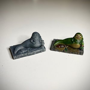 Miniature Jabba Action Figure | Star Wars Inspired Collectible | Custom ...