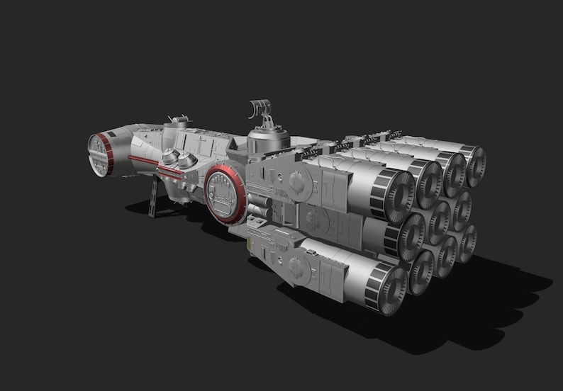 Blockade Runner Model | 3D Print File | Star Wars Inspired Collectible ...