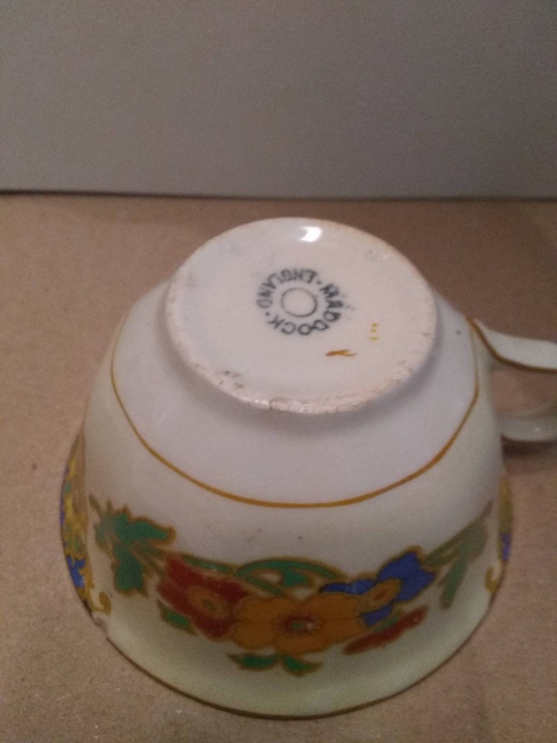 Vintage John Maddock & Sons England Floral Minerva Tea Cups (set of 3 ...