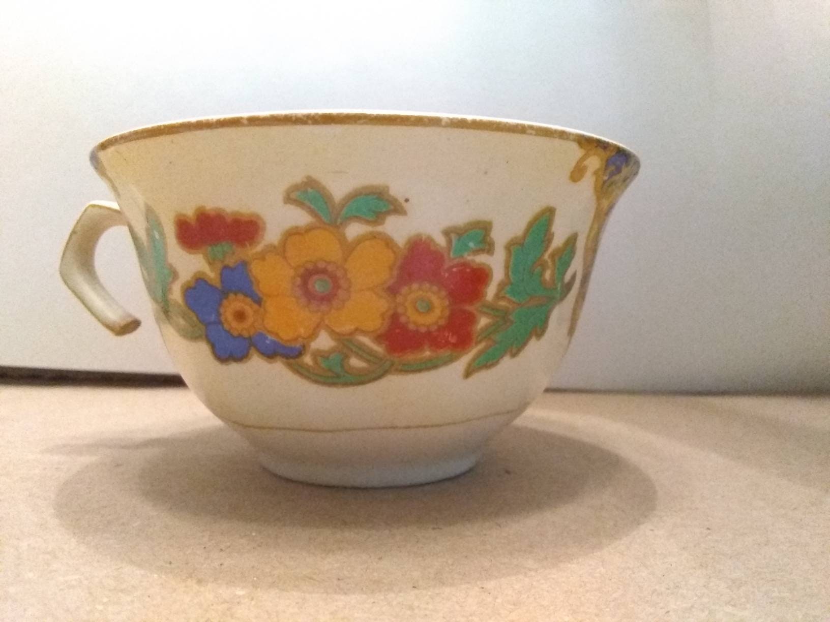 Vintage John Maddock & Sons England Floral Minerva Tea Cups set of 3 - Etsy
