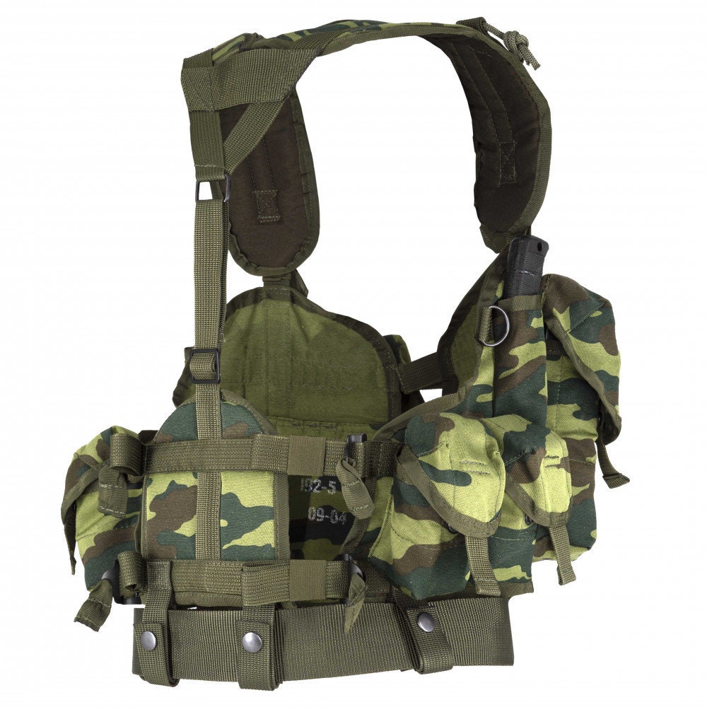 Russia/soviet VDV Combat Vest Chest Rig 6sh92-5 - Etsy