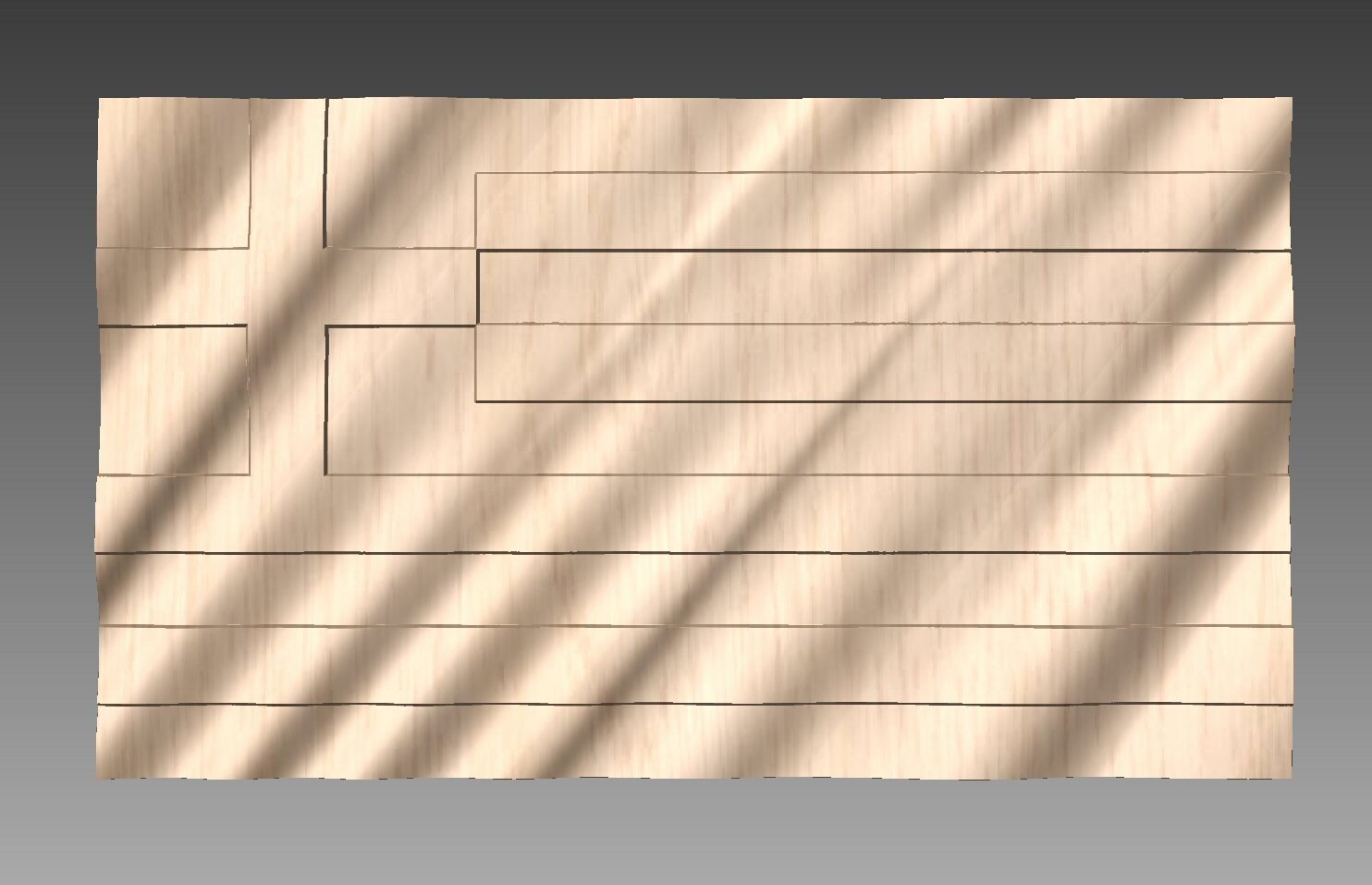 Greek Wavy Flag CNC File Flag , 3D STL Wavy Flag Model - Etsy