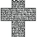 Our Father Cross in English - Etsy