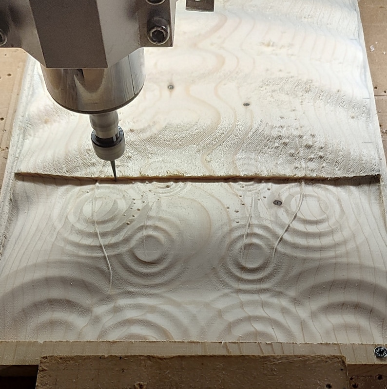 Swimming Sea Turtle and Droplets on a Wavy Board - CNC File for Carving ...