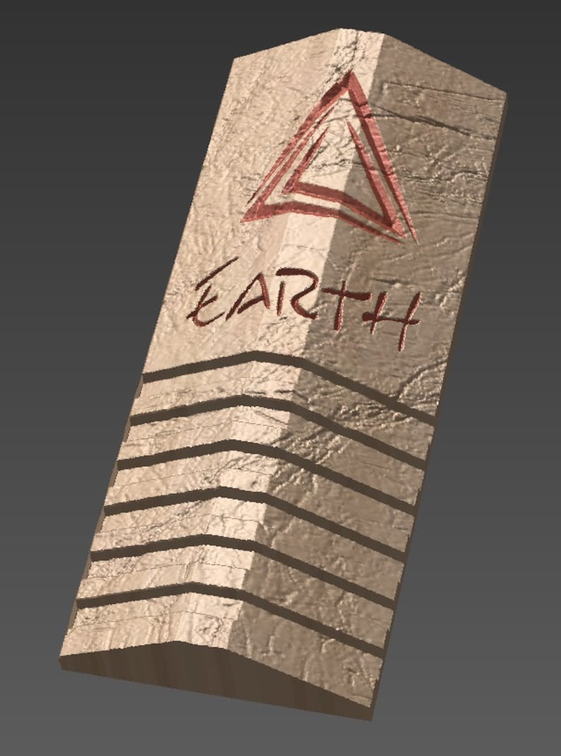 The 5th Element on Stone - CNC File for Carving, 3D STL, 5th Element - Etsy