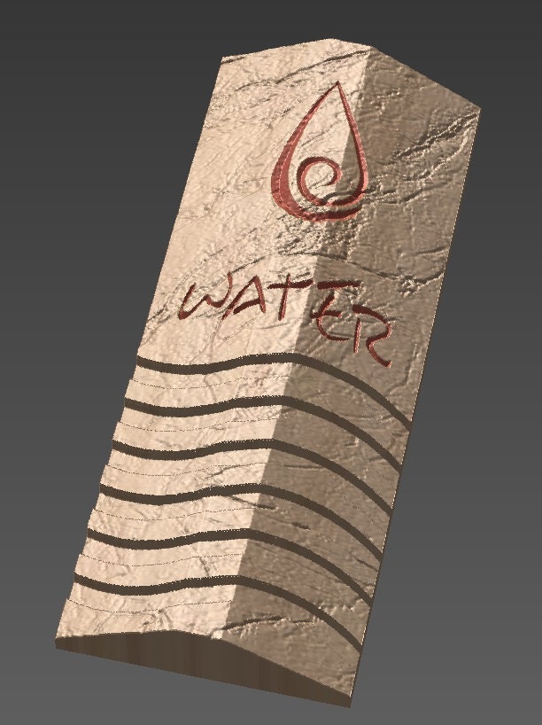 The 5th Element on Stone - CNC File for Carving, 3D STL, 5th Element - Etsy