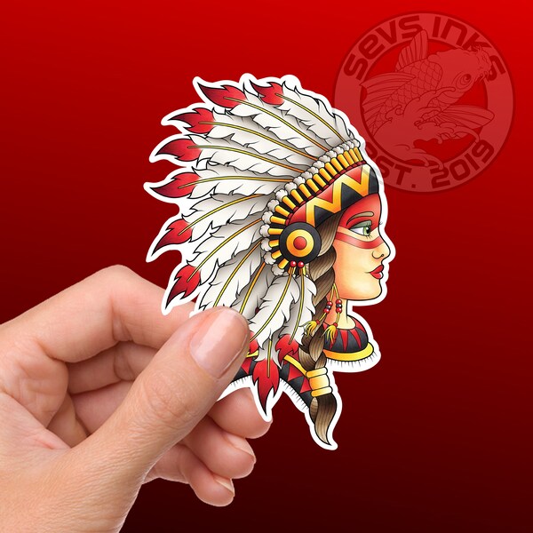 Native American Stickers - Etsy
