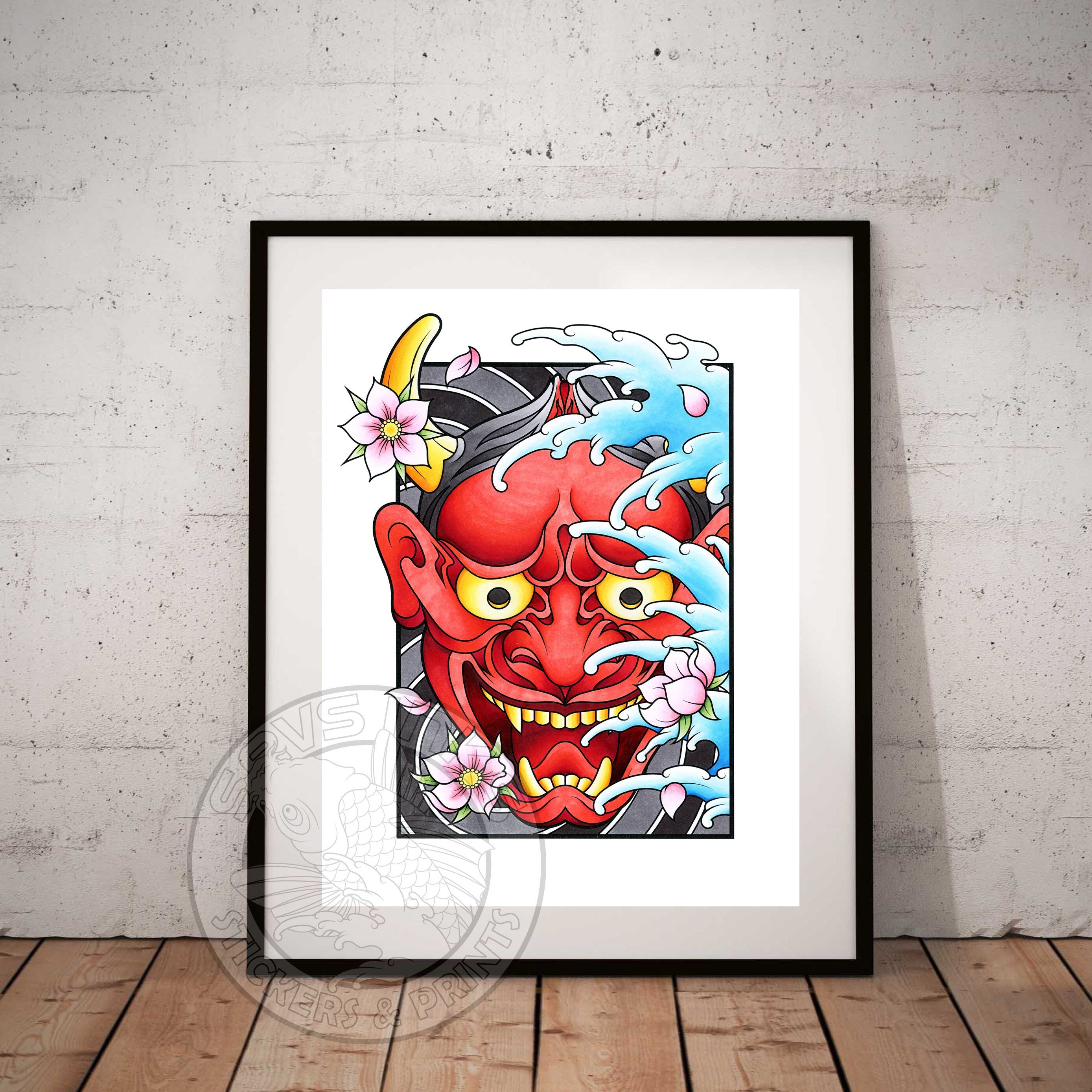 Traditional Japanese Devil Tattoo