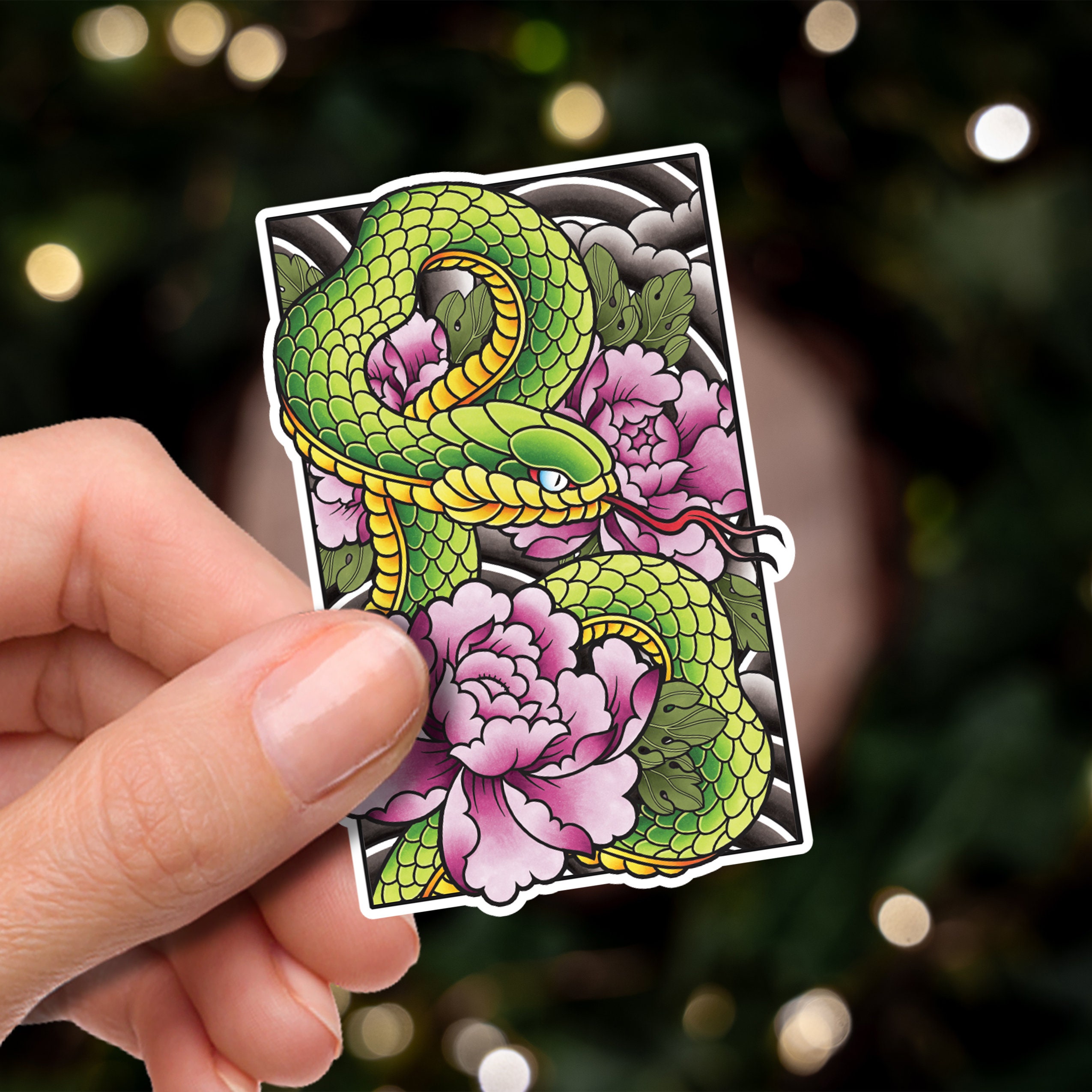 Traditional Japanese Snake Tattoos