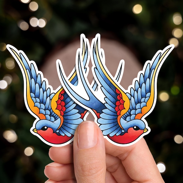 Swallow Tattoo - Etsy