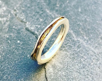 Freeform Gold Ring | Etsy