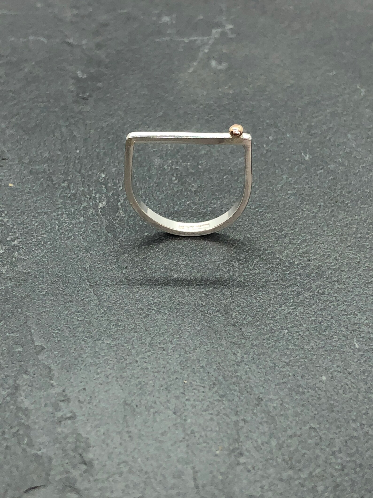 Stirrup Ring. Silver and Gold Ring. Horse Riding Jewellery. - Etsy