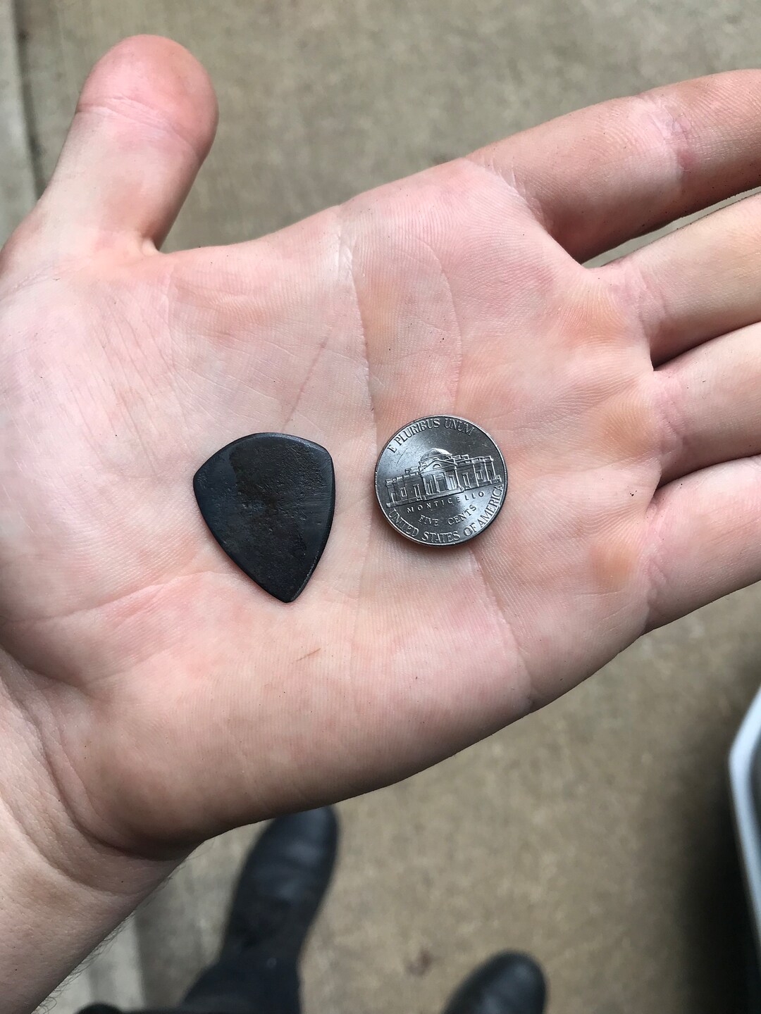 Hammer Forged Steel Guitar Pick - Etsy