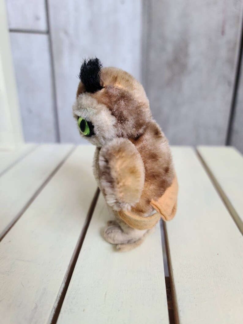 Original STEIFF Owl Wittie; Uhu Wittie / 10cm / 4 Inch /1960er Jahre ...