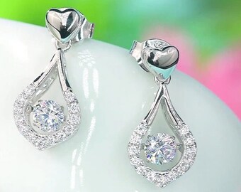 Dancing Stone Earrings - Etsy