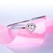 Dancing Stone 5.7 Mm Bangle Heart 925 Sterling Silver - Etsy