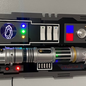 Legacy Lightsaber Wall Mount Display - Etsy