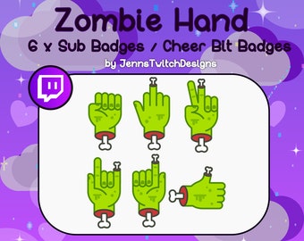 Zombie Sub Badges - Etsy
