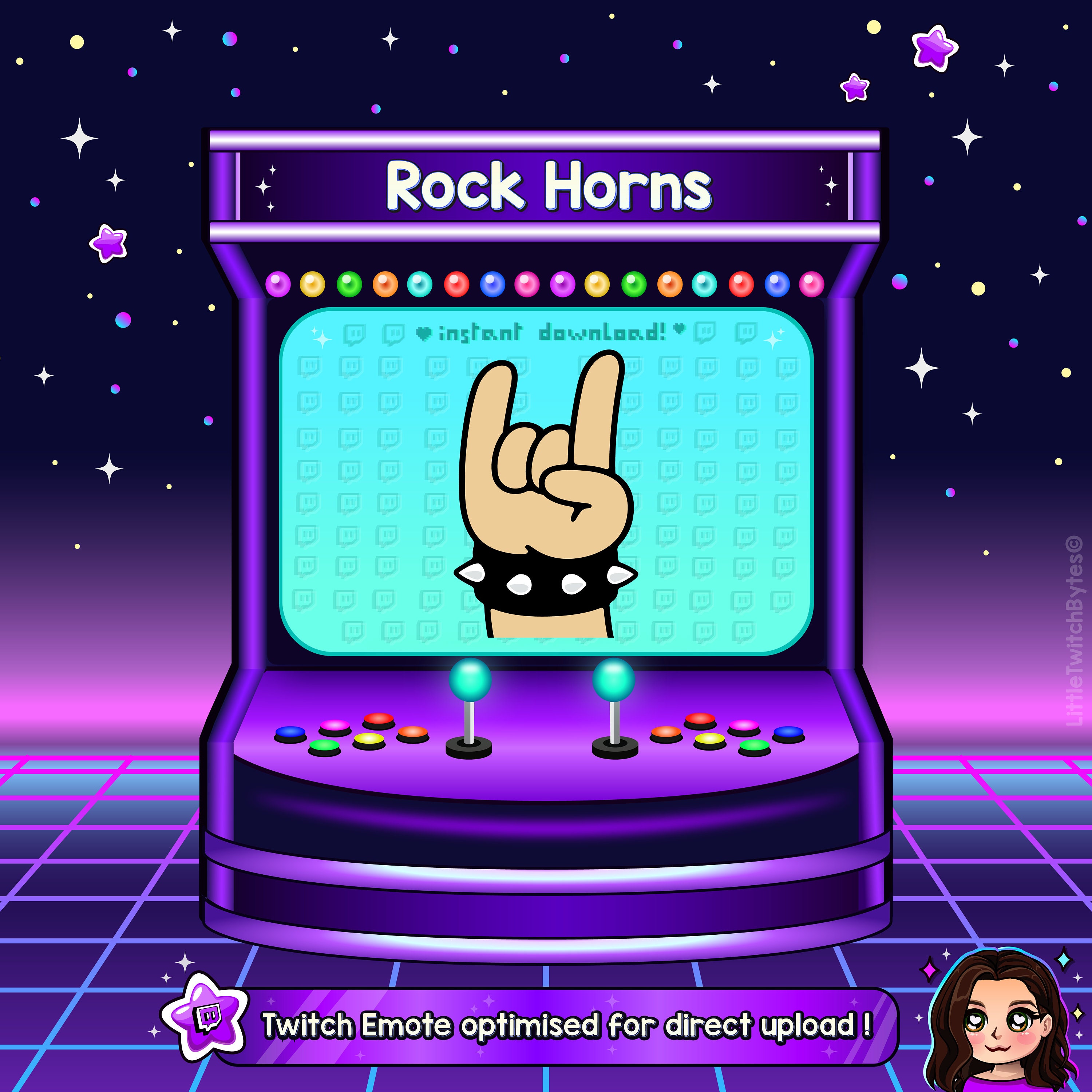 Twitch Emotes Rock - Etsy